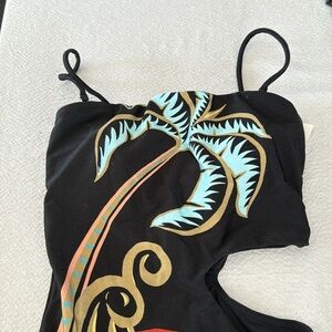FARM Rio | Swim | Farm Rio Pineapple Wave One Piece Swimsuit Small 22 ...
